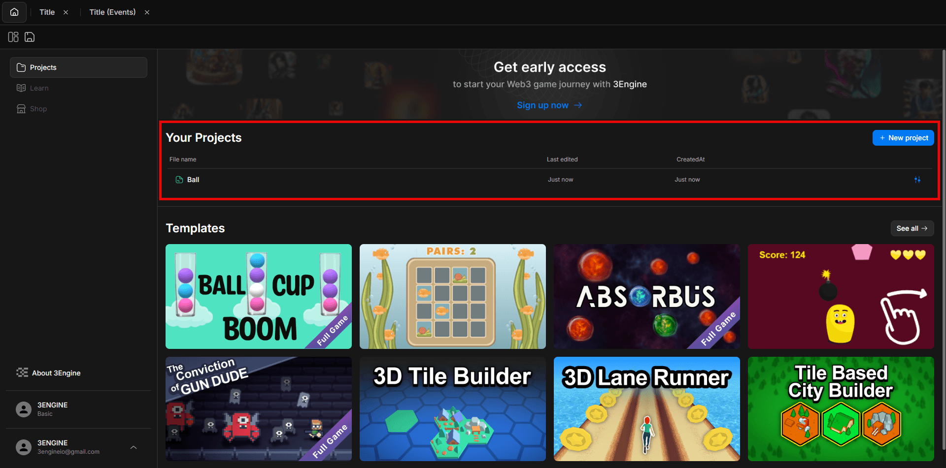 Publishing Games Guide - 3Engine Documentation